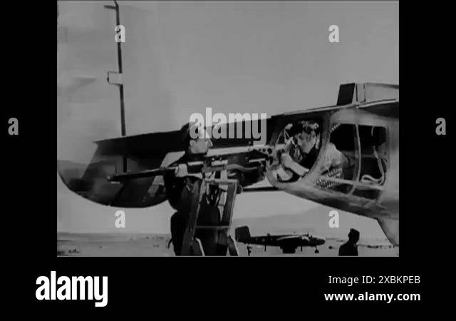 A machine gun is installed and a Northwest African Strategic Air Force ...