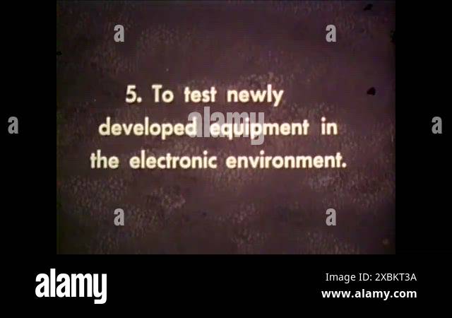 1961 - A montage shows the equipment the military plans to test at a US ...