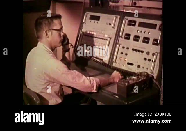 1961 - Illustrations show how test links work at a US Army Electronic ...