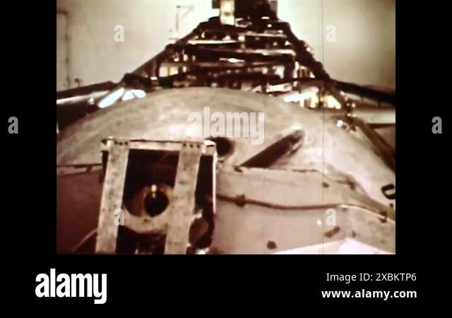 1962 - Animation is used to show a NASA rocket lifting off, and what ...