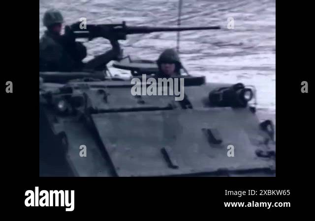 1967 - US Army soldiers demonstrate myriad types of firearms at a NATO ...