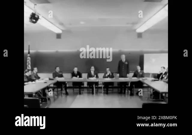 1967 - Men at the System Development Corporation talk through plans for ...