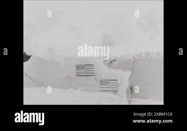 1944 - Captured Nazi footage shows the German army's first offensive ...