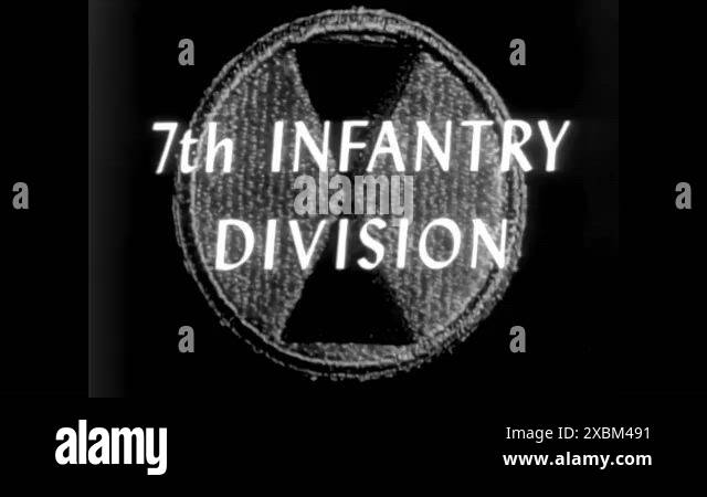 1952 - The insignia for the 7th infantry division is shown and ...