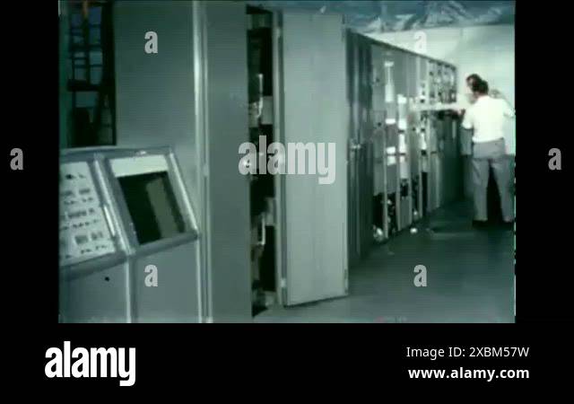 An evaluation console is used to monitor Saturn instrumentation ...