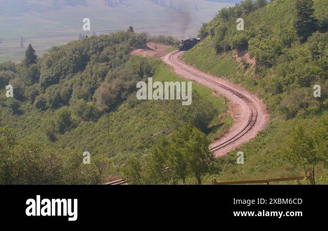 Train going around a curve Stock Videos & Footage - HD and 4K Video ...