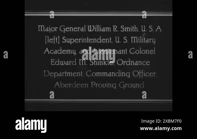 1920s - Major General William Smith and Lieutenant Colonel Edward ...