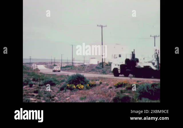 1985 - The Peacekeeper Missile components are transported to the ...