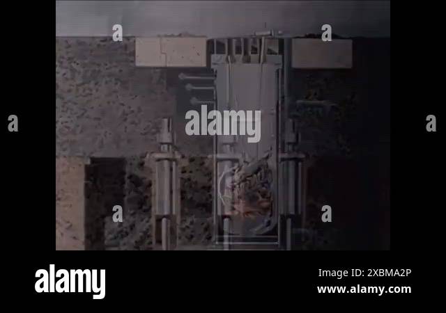 1961 - The movement of the central mechanism is shown during a steam ...