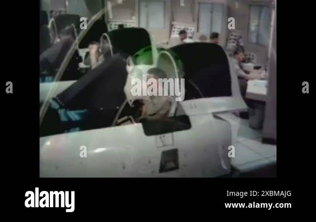 1970 - Navy Flight School students are put in detached cockpits to ...