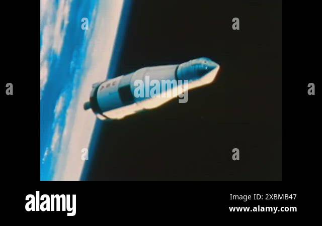 1967 - Animation is used to depict Apollo 4 beginning its elliptical ...
