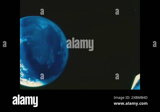 1967 - In this animated sequence, the Apollo 4 prepares for re-entry ...
