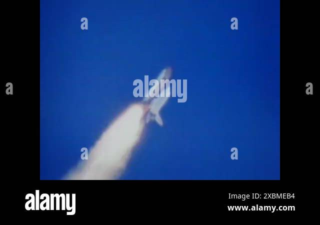 1984 - The crew of the Space Shuttle Discovery STS-51-A is introduced aboard their space craft ...