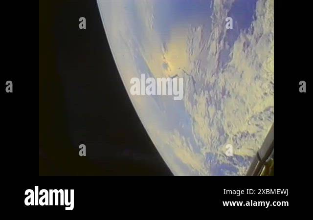 1992 - The crewmembers of the Space Shuttle Endeavor STS-49 mission are ...