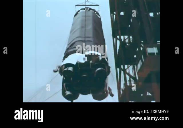 1962 - The Saturn booster and rocket is assembled at the Launch Complex ...