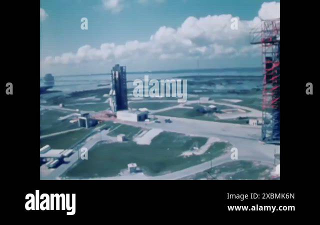 1981 - A map of the US showcases rocket launch test ranges and ...