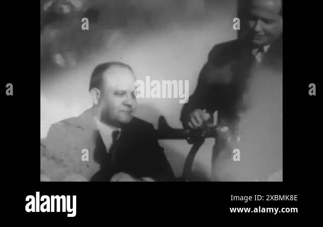 1937 - Major General Oscar Westover is shown and Boeing B-17 Flying ...