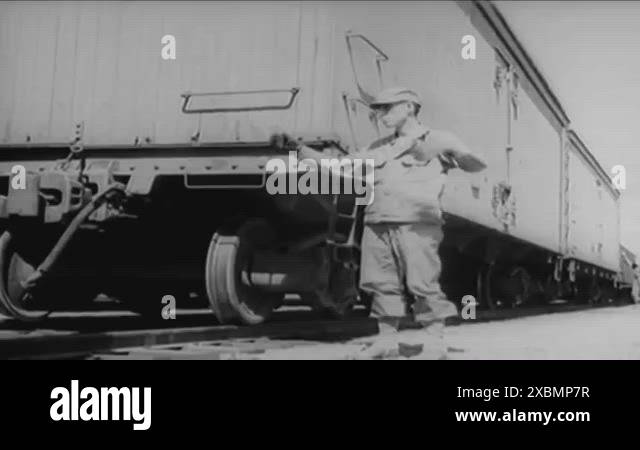 Railroad yardmaster 1940s Stock Videos & Footage - HD and 4K Video ...