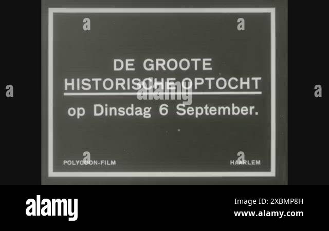 1927 - The townspeople of Beverwijk dressed up as medieval characters ...