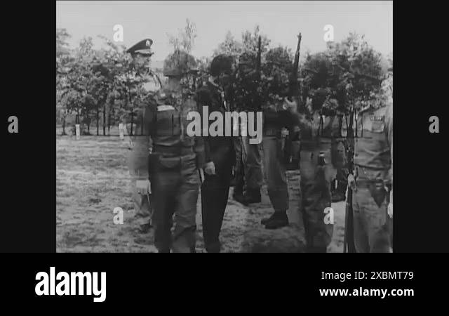 1960 - Colonel Kendall shows Bill the Corporal ballistic missile, at ...