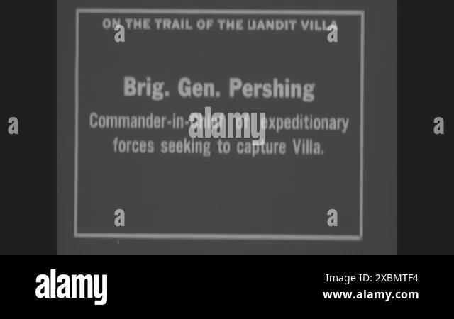 1916 - Portraits of General Pershing, General Funston, and Colonel Dodd ...