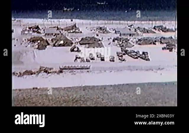 1954 - The devastation on Eninman Island after an atomic bomb test is ...