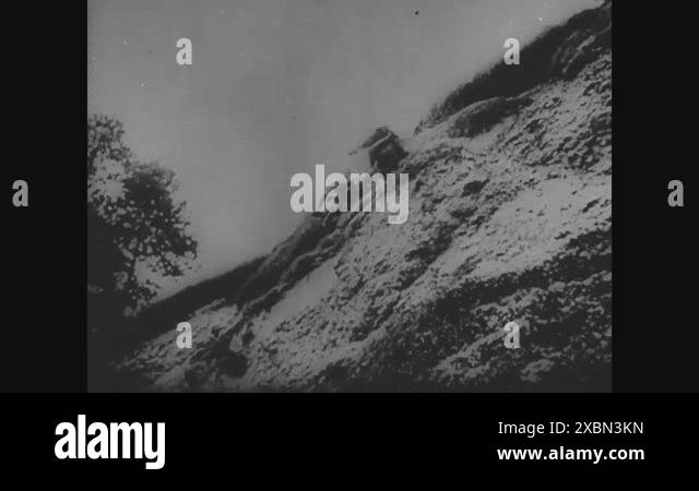 1940 - Nazi engineer battalions clear pathways in the Ardennes Forest ...