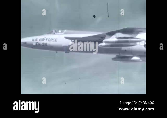 1963 - As part of a tactical weapons tests, USAF aircrafts hit parked ...