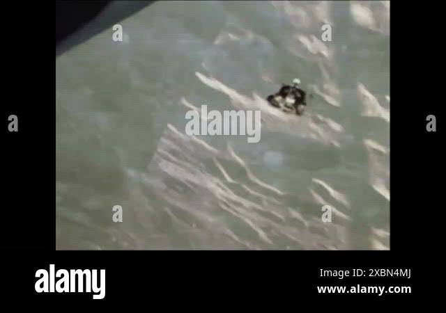 1969 - The “Eagle” lunar module approaches and prepares to rendezvous ...