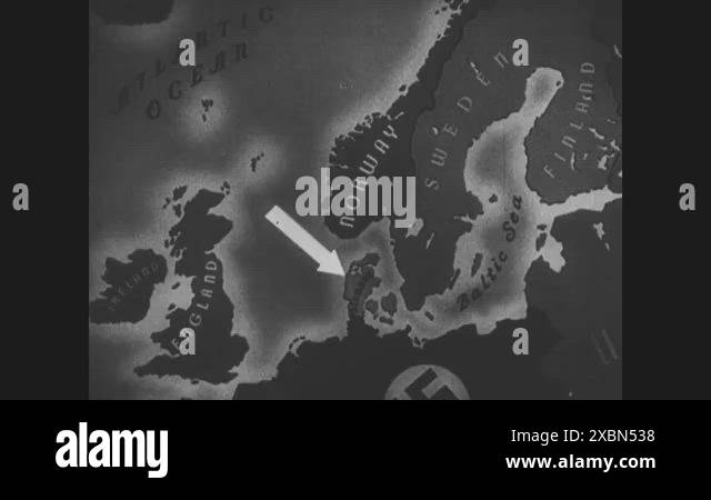 1940s - Nazi soldiers march into Denmark, and Adolf Hitler delivers a ...