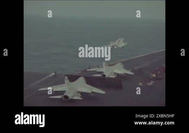 1970s - A Naval flight deck member talks about the operation of planes ...