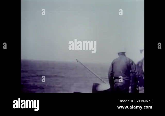 1971 - Retired Navy lieutenant, Leslie Gehres discusses landing on the ...