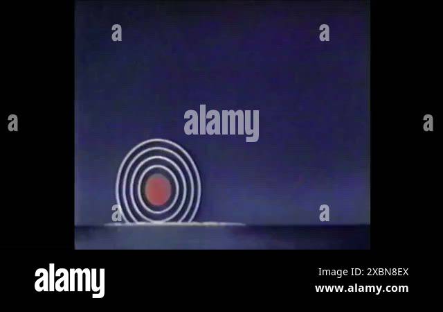 1956 - An animated map is shown and the Cherokee nuclear bomb explodes ...