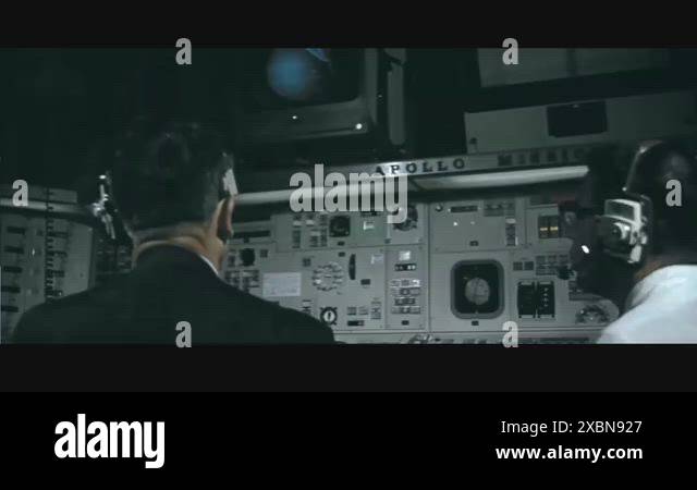 1968 - An Apollo spaceflight simulation, and the NASA tour bus ...