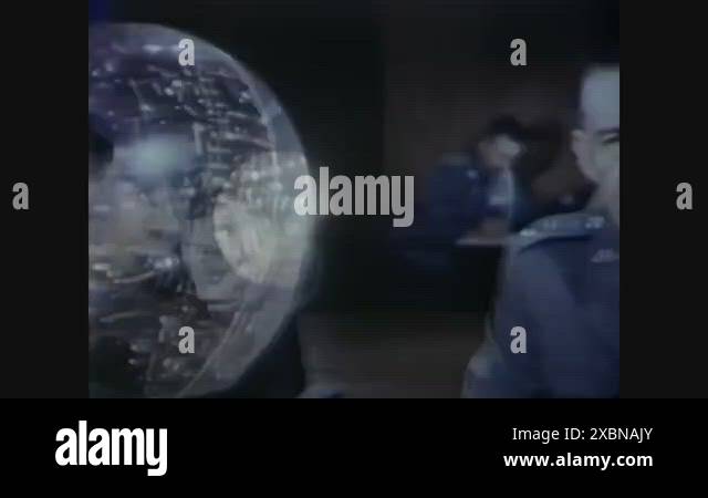 At The NORAD Combat Operations Centre in the 1960s, an electronic ...