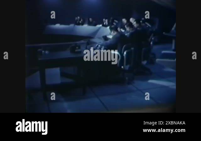 A scene from a 1960s film about NORAD, the North American Air Defense ...
