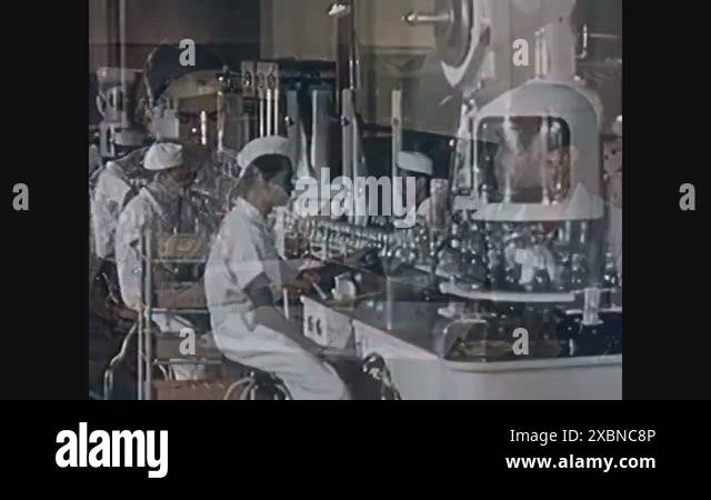 Bottling plant for Coca Cola in the 1950's in Manila, Philippines Stock ...