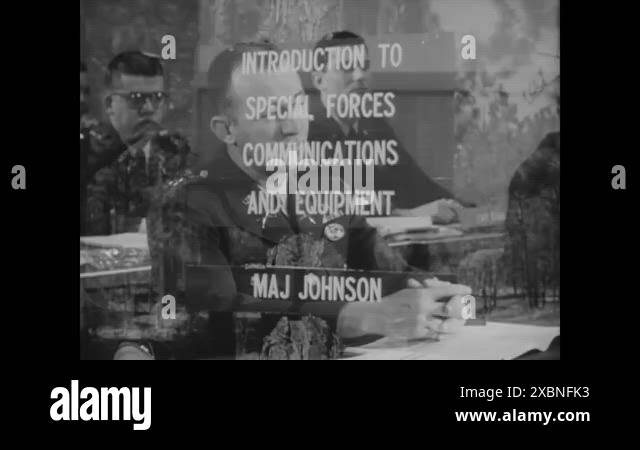 Student soldiers train on a shortwave radio, set up jungle antenna ...