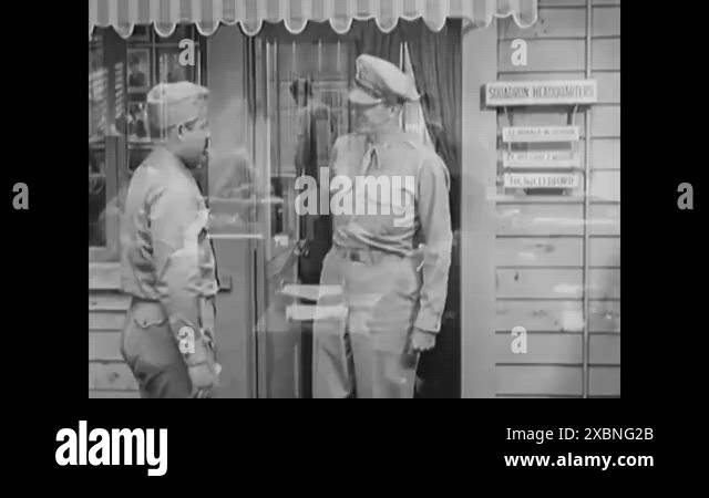 The First Motion Picture Unit production office, writing department and ...