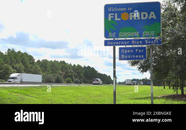 Florida sunshine state sign Stock Videos & Footage - HD and 4K Video ...