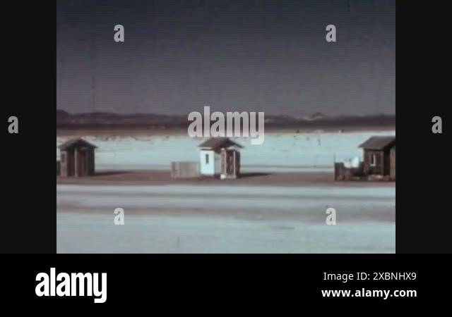 Slow motion description of an atomic bomb test performed to see how ...