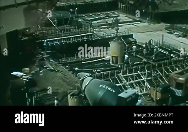 1956 - Artistic structures are shown which came from the joined efforts ...