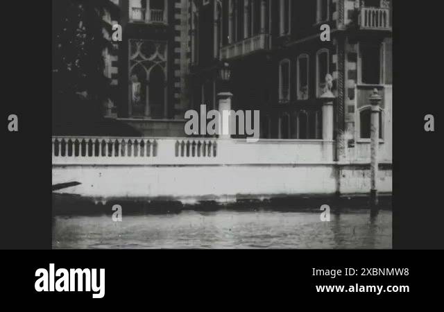 1900 - Canals are shown in Venice and the Coliseum is shown in Rome ...