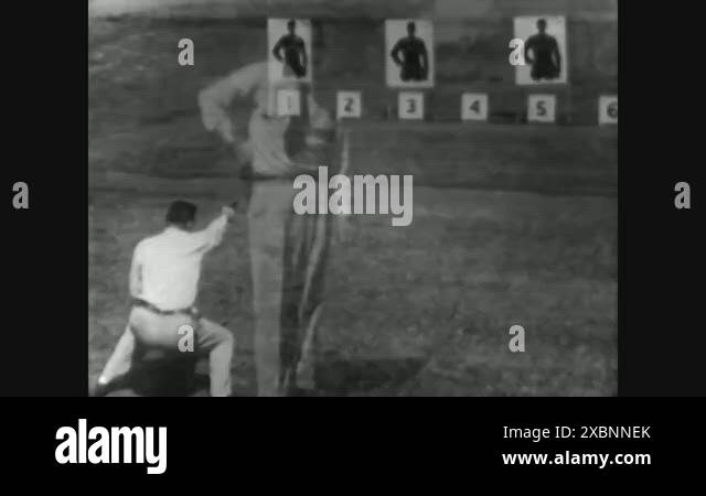 1961 - A Federal Bureau of Investigation agent practices defensive ...