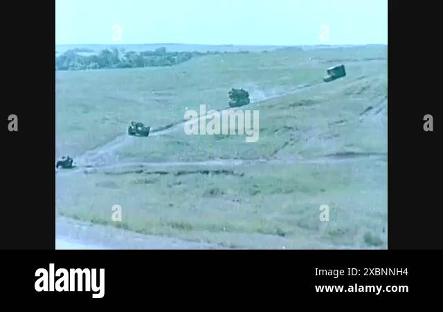 1965 - Field artillery soldiers transport an MGM-31 Pershing Guided ...