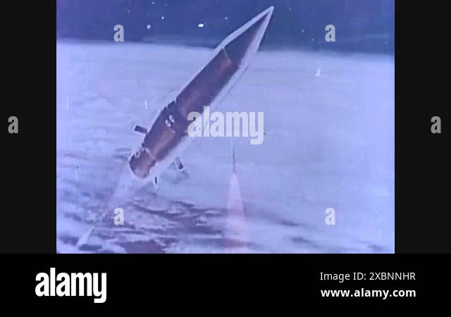 1965 - Animated sections of an MGM-31 Pershing Guided Missile System ...