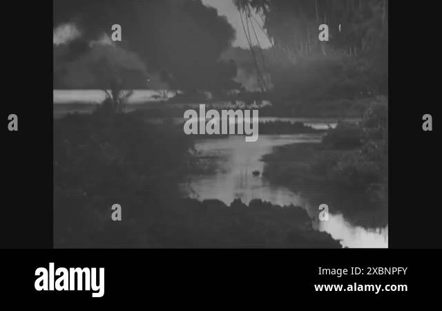 1943 - An ammunition dump burns and corpses are unearthed from the mud ...