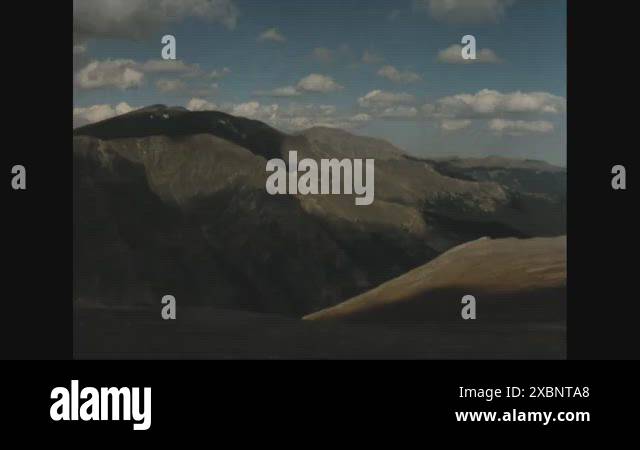 1984 - Alpine tundra and rock patterns are shown in Rocky Mountain ...
