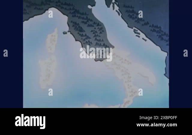 1945 - An animated map of the Gustav Line, Anzio and the 5th and 8th ...