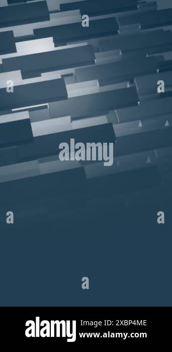 Vertical video - abstract, blue corporate or technology motion background animation: patterned ...